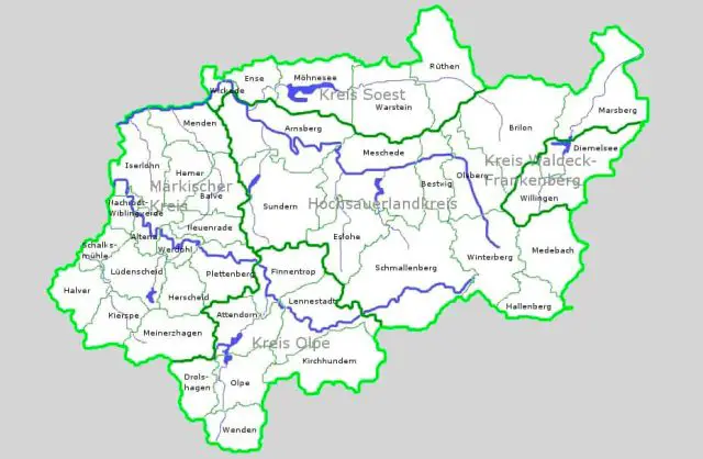 Sauerland Karte — Detailbewertung der Tourismusregion Sauerland