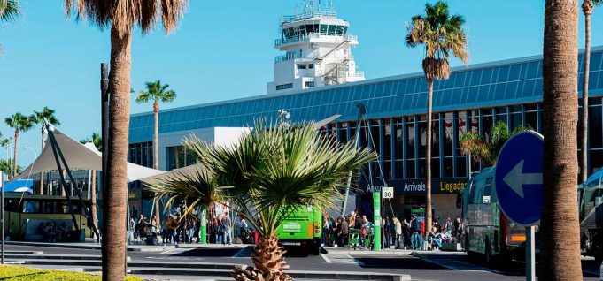 Wunderschone Ankunft Teneriffa Sud Flughafen Fotos