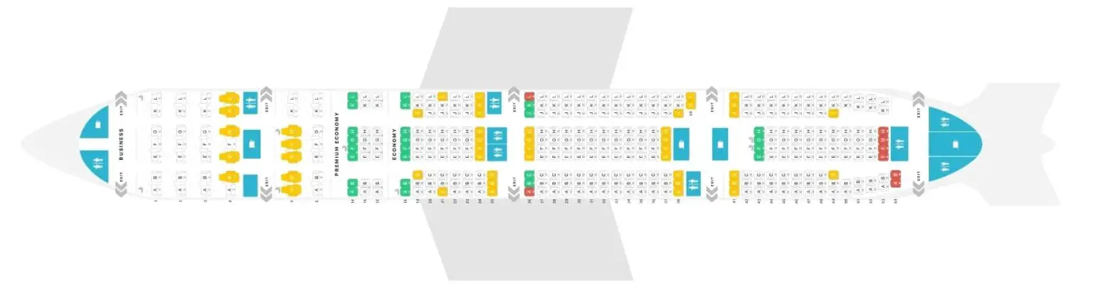 Air France Boeing 777 Sitzplan (777-300er) - Flightradars24.de