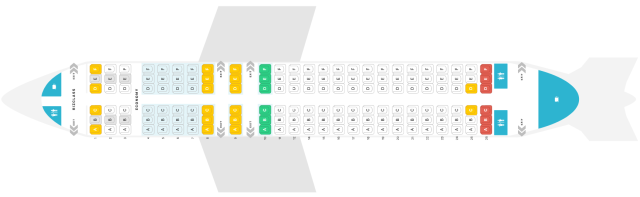 Eurowings A319 Sitzplan - Flightradars24.de