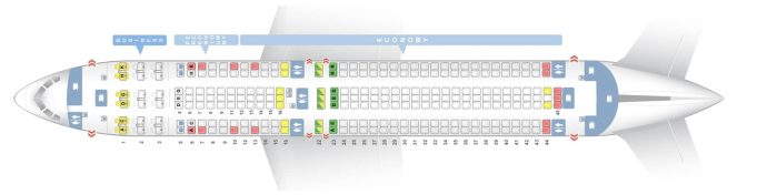 Condor Boeing 767 300 Sitzplan — Übersicht