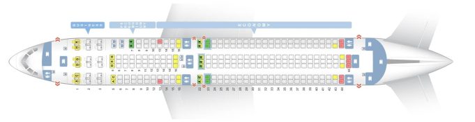 Condor Boeing 767 300 Sitzplan — Übersicht