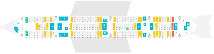 Thai Airways A380 Sitzplan - Flightradars24.de
