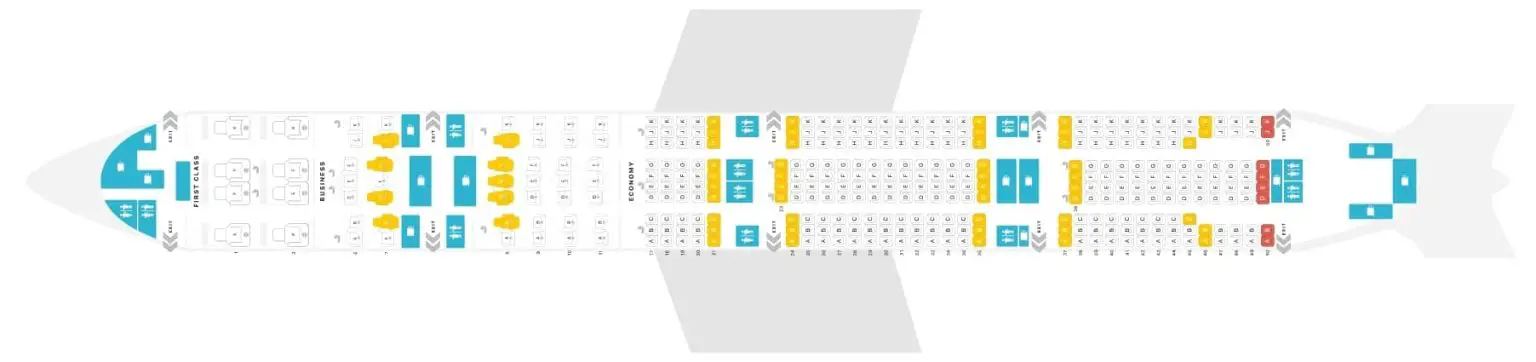 Boeing 777 300er Sitzplan Emirates — Übersicht