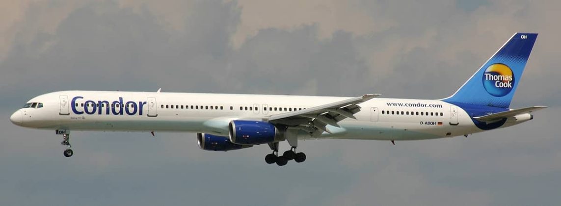 Condor Boeing 757-300 Innenansicht — Übersicht