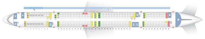 Condor Boeing 757-300 Innenansicht — Übersicht