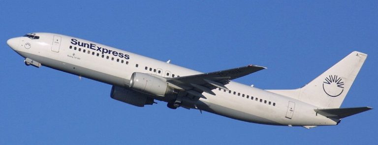 Boeing 737 800 SunExpress Sitzplan- Flightradars24.de