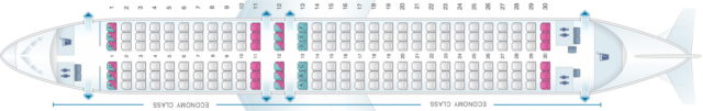 Sundair A320 Sitzplan - Flightradars24.de
