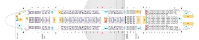 Boeing 777-300ER Sitzplan und Gesamtübersicht - Flightradars24.de