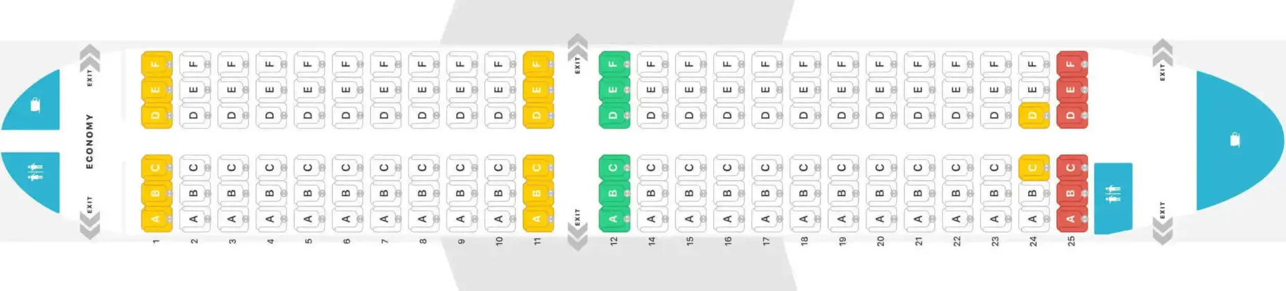 Boeing 737-300 - Sitzplan und Überblick - Flightradars24.de
